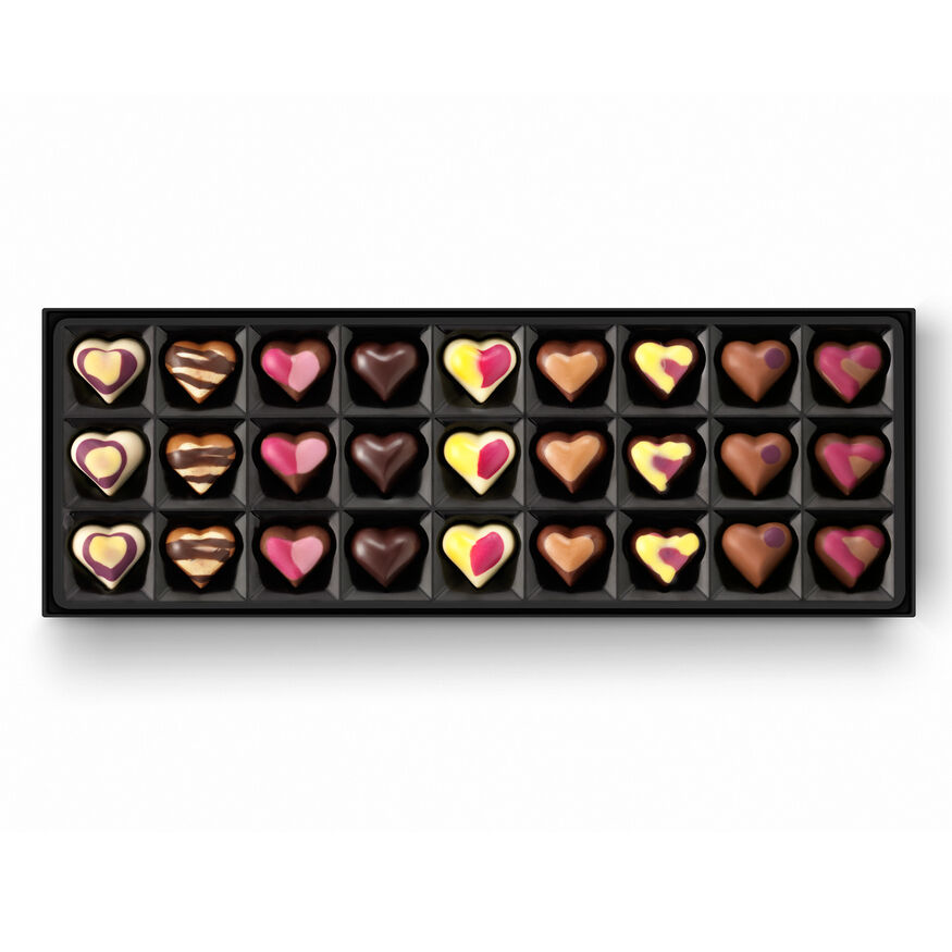 Valentines Chocolate Box - Romantic Valentines Gift by Hotel Chocolat