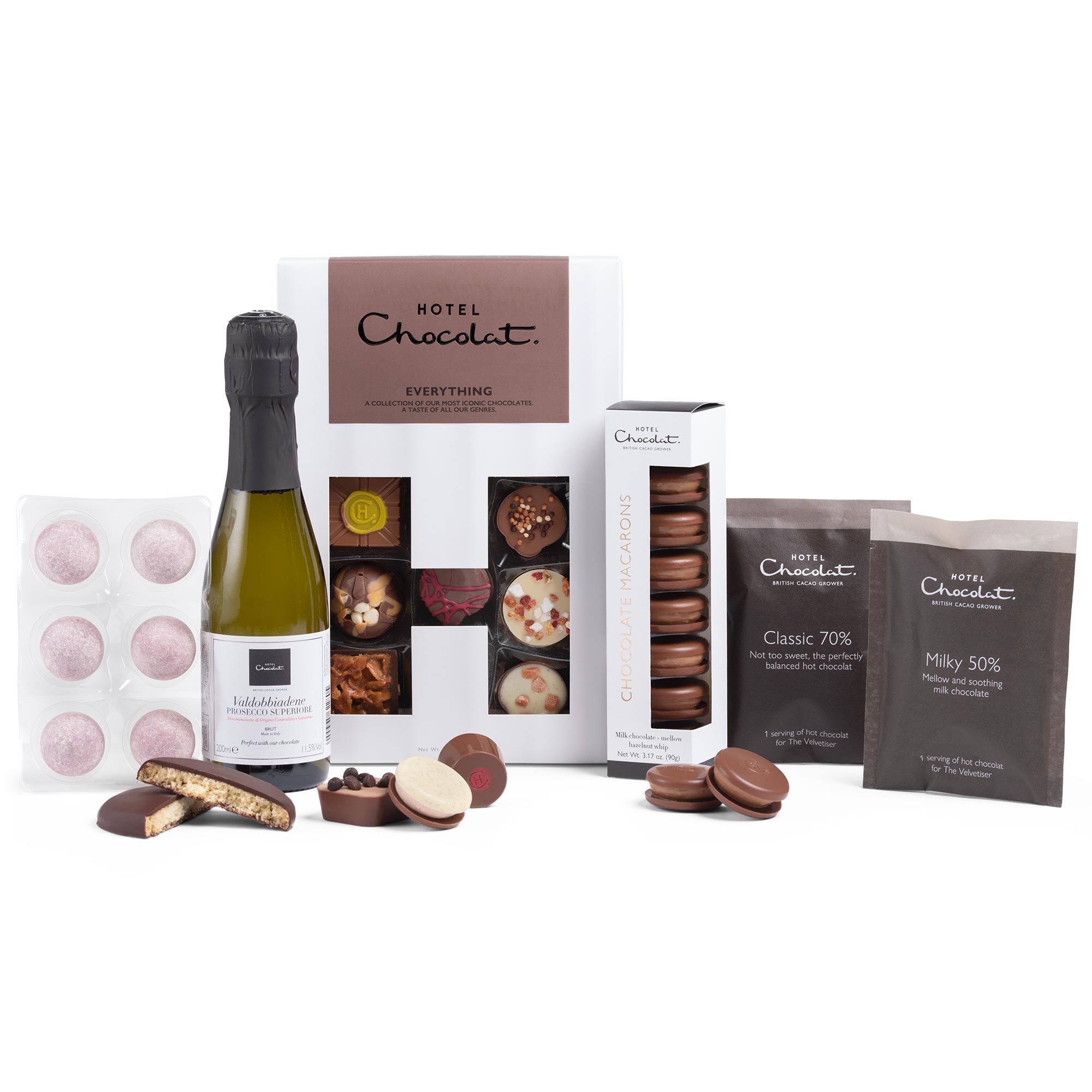 Chocolate & Fizz Collection Hamper | Hotel Chocolat