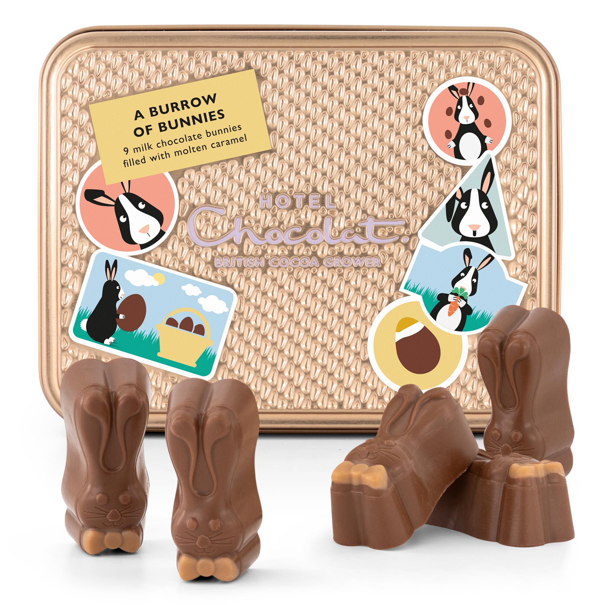 Burrow of Bunnies Chocolate Gift Tin | Hotel Chocolat