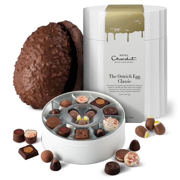 Classic Chocolate Ostrich Easter Egg | Hotel Chocolat
