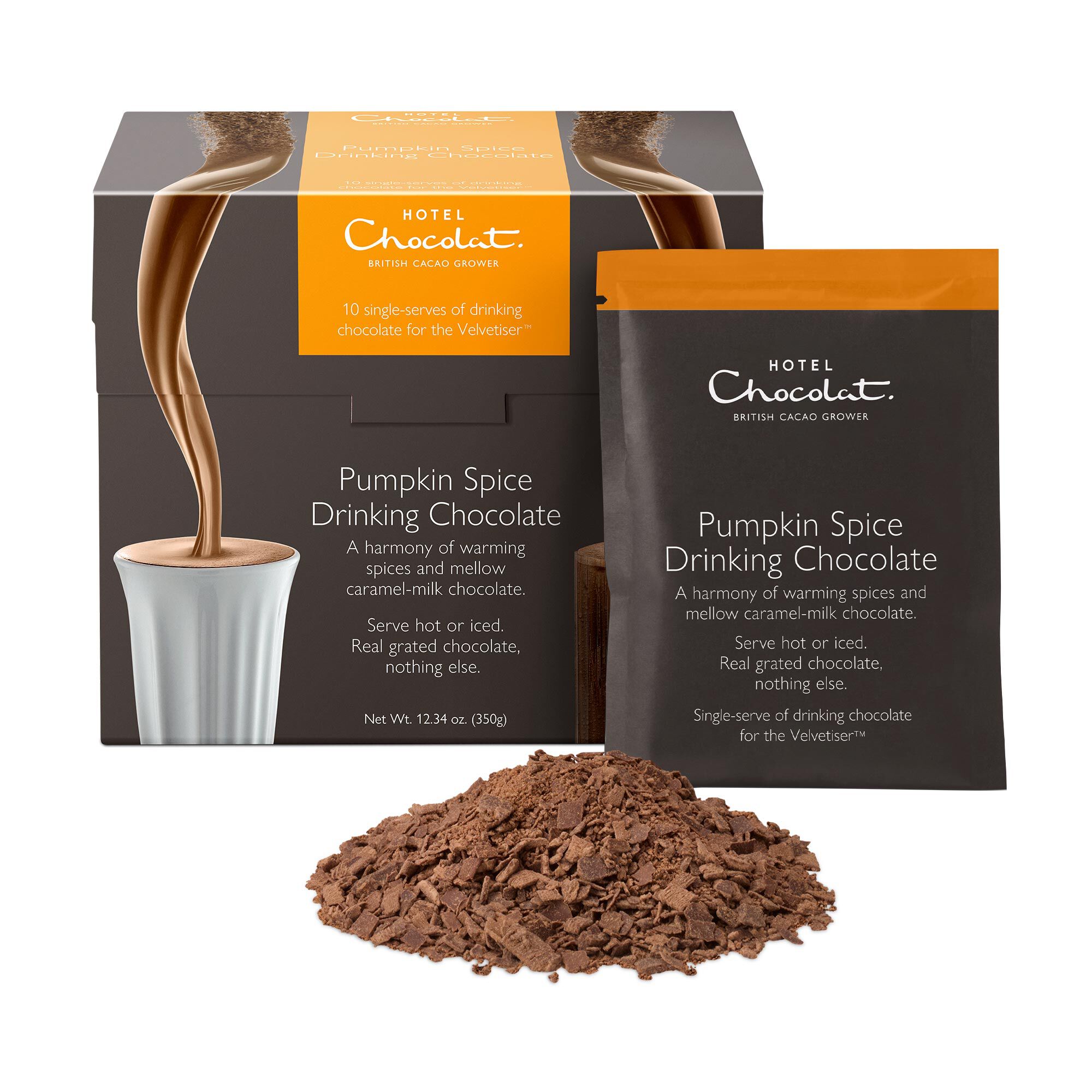 Spiced Pumpkin Hot Chocolate Sachets | Hotel Chocolat
