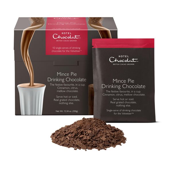 Mince Pie Hot Chocolate Single-Serve Sachets | Hotel Chocolat