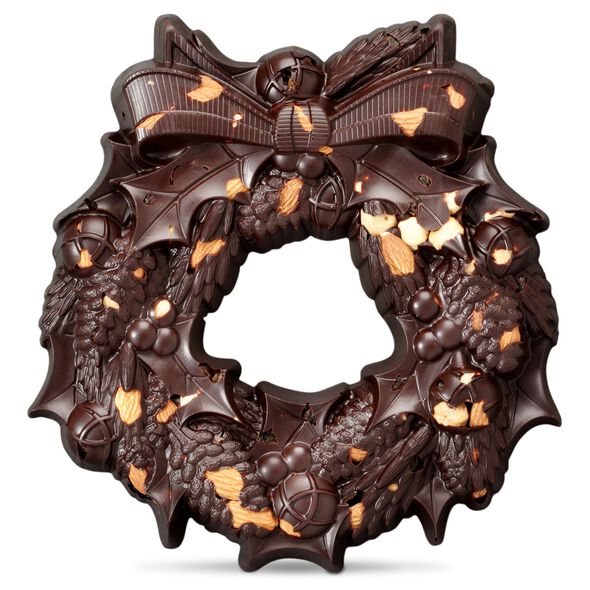 The Large Festive Wreath | Dark Chocolate | Hotel Chocolat