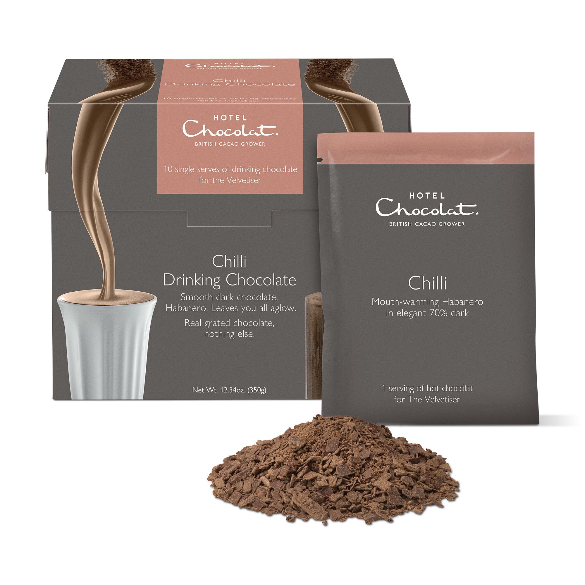 Dark Chilli Hot Chocolate Sachets | Hotel Chocolat