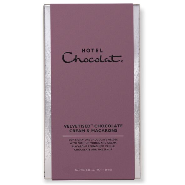 Tipples & Treats: Chocolate Velvetised Cream & Macarons Collection ...