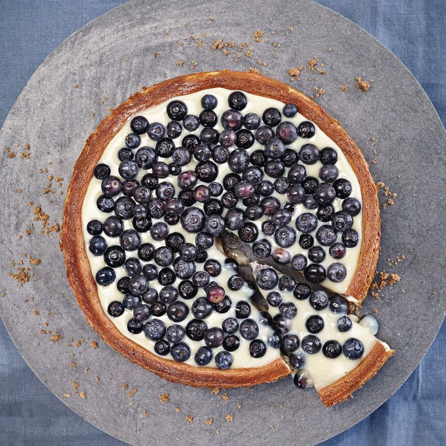 White Chocolate Blueberry Cheesecake Recipe | Hotel Chocolat