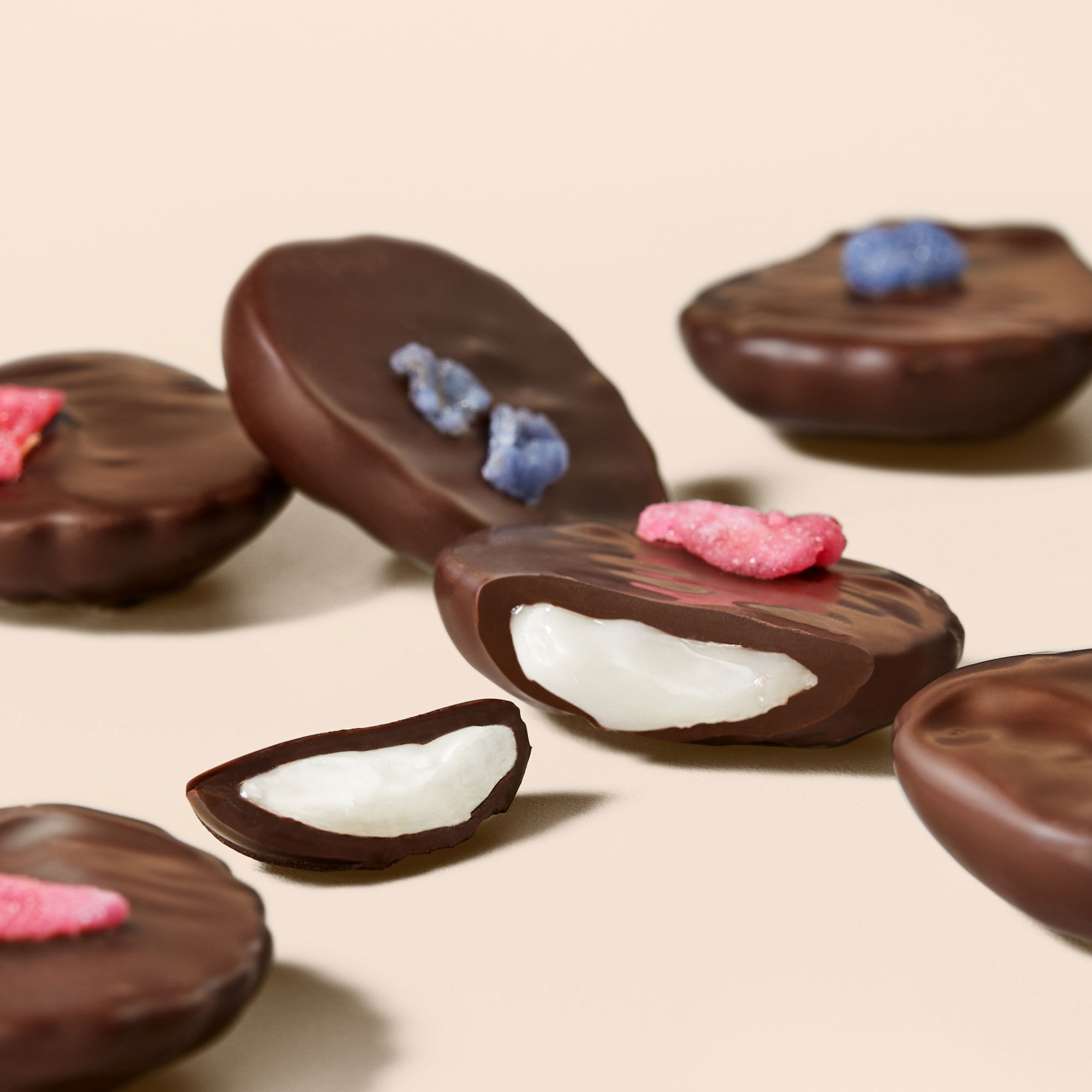 Rose & Violet Cremes from Hotel Chocolat