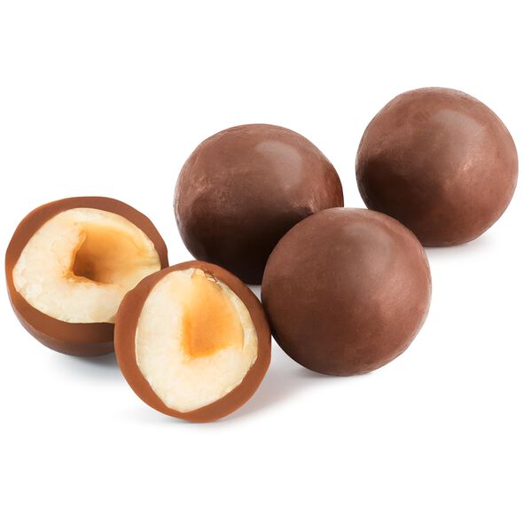 Exquisitely nutty tin - Praline Hazelnuts | Hotel Chocolat