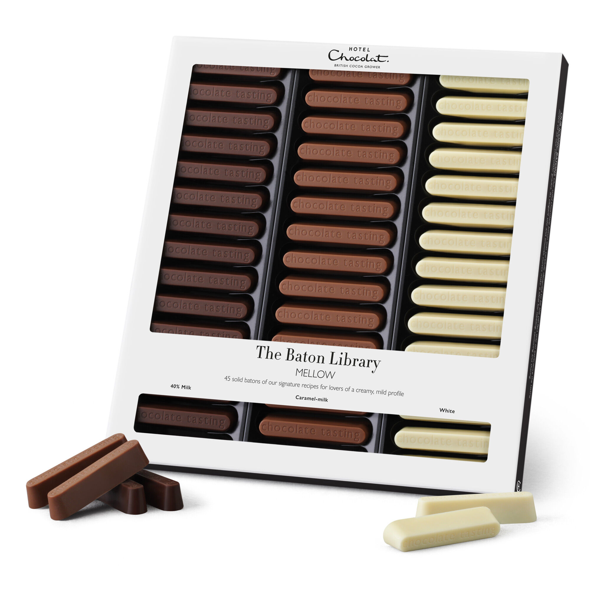 The Mellow Baton Library | Chocolate Baton | Hotel Chocolat