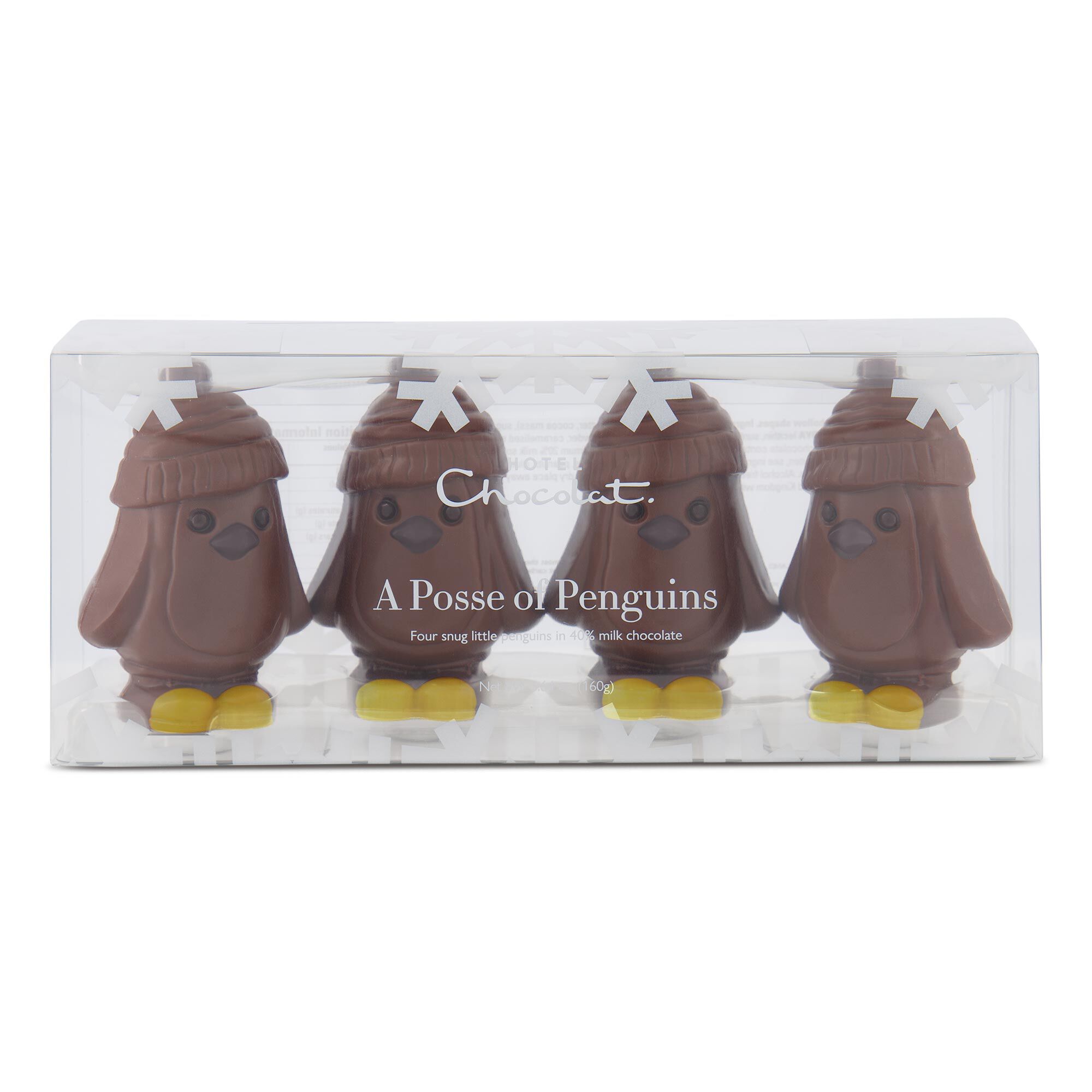 Posse of Penguins - Milk Chocolate - 9.40 cm (H)