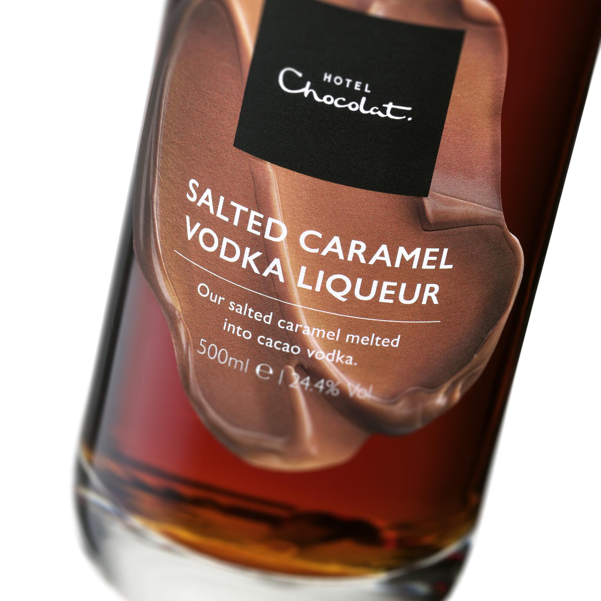 Salted Caramel Cacao Vodka Liqueur 500ml | Hotel Chocolat