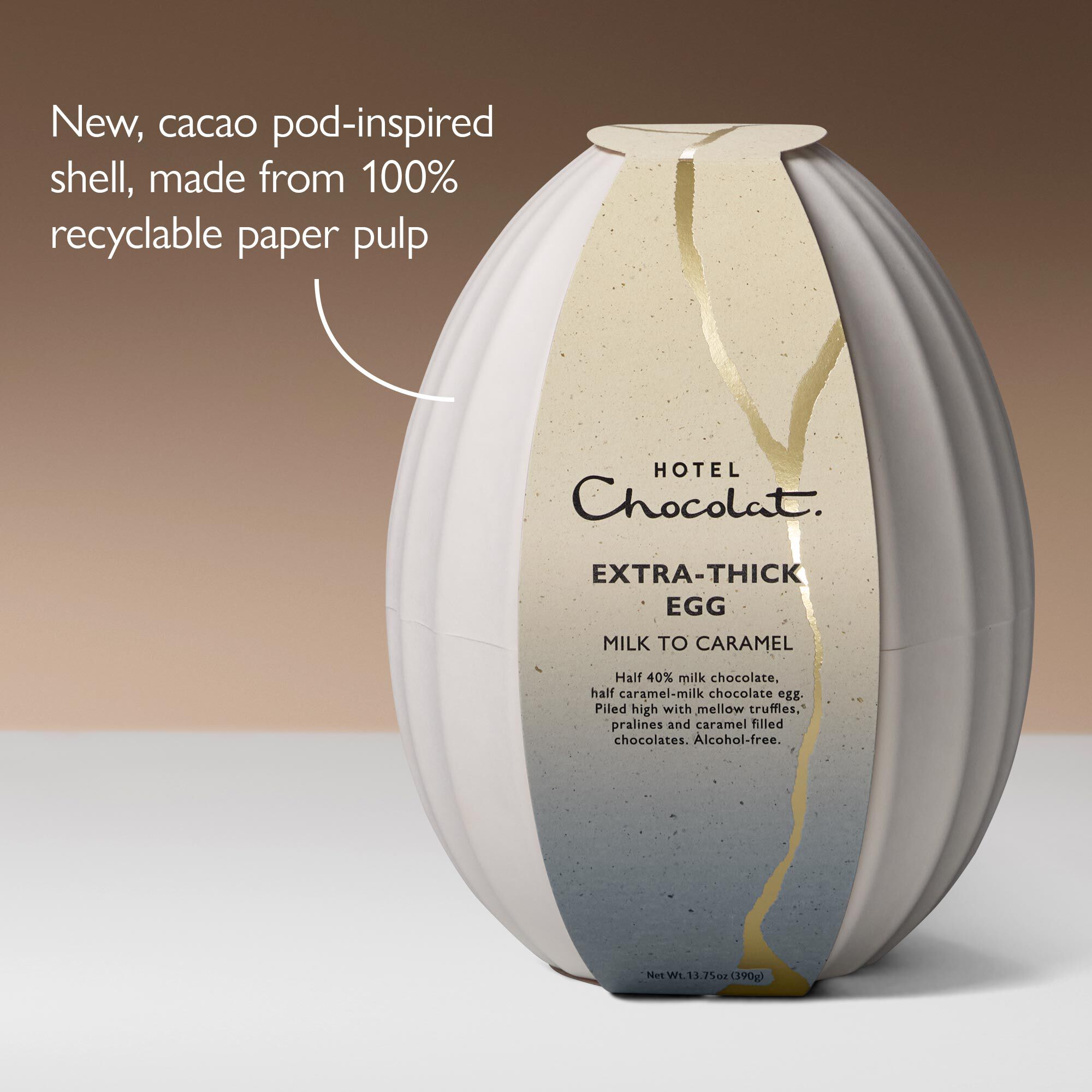 Extra-Thick Easter Egg – Milk to Caramel | Hotel Chocolat