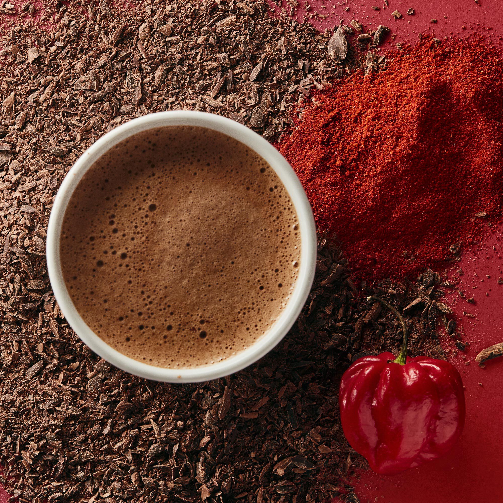 Dark Chilli Hot Chocolate Sachets | Hotel Chocolat