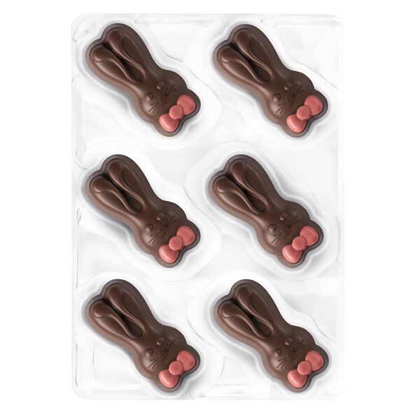 Unbelievably Vegan Raspberry Bunny Selector | Hotel Chocolat
