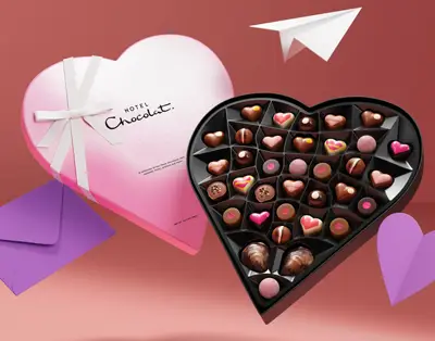 Chocolate Hearts | Valentine's Day Chocolate Hearts